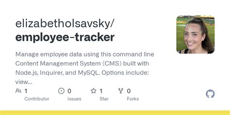 Github Elizabetholsavskyemployee Tracker Manage Employee Data Using This Command Line
