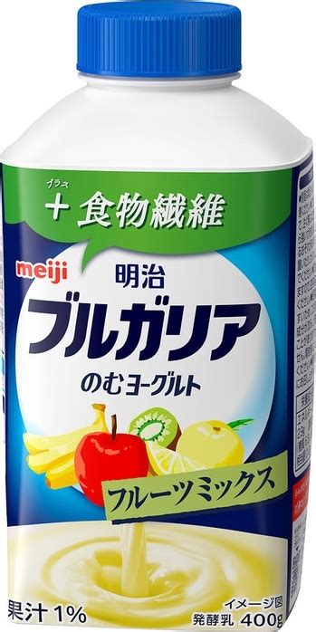 【高評価】明治 ブルガリアのむヨーグルト フルーツミックス＋食物繊維の感想・クチコミ・値段・価格情報【もぐナビ】