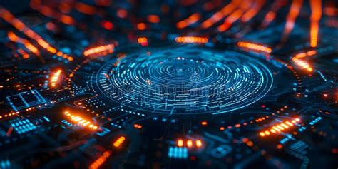 Cuttingedge Fingerprint Scanner Accesses Financial Data For Advanced Security And Surveillance