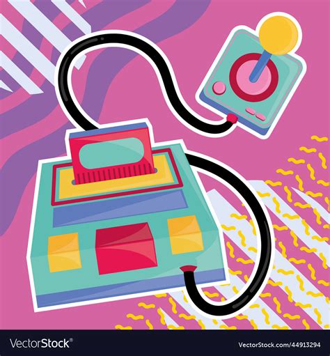 Console Video Game Royalty Free Vector Image Vectorstock