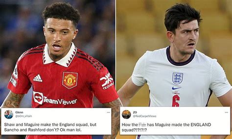 England Squad Fans Slam Gareth Southgate As He Calls Up Harry Maguire And Leaves Out Jadon