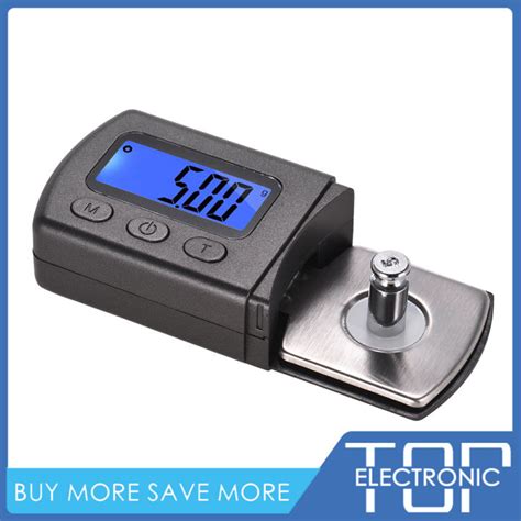 Mini Turntable Phono Lp Stylus Force Scale Gauge ±0 01g Accuracy Lcd Display With One 5g Weight