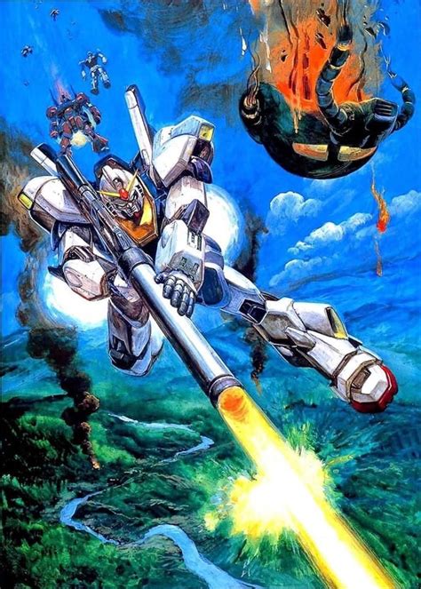 Gundam Mk Ii Rick Dias Hizack And Gm Ii Gundam And 1 More Drawn By