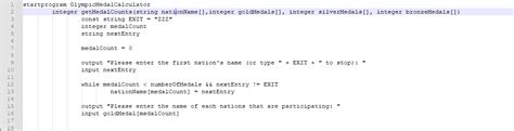 This Programming Problem Uses A Pseudo Language