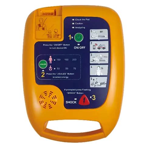 Portable First Aid Devices Cardiac Defibrillator Handheld Heart Pacemaker Biphasic Defibrillator