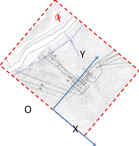 Schematic Diagram Of The Numerical Calculation Model In The Valley Area