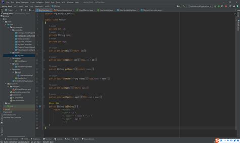 Spring Boot——spring Boot的基本配置——spring Boot整合mybatis——本地实例运行——mybatis动态