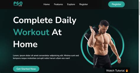 gym website using html css and javascript source code