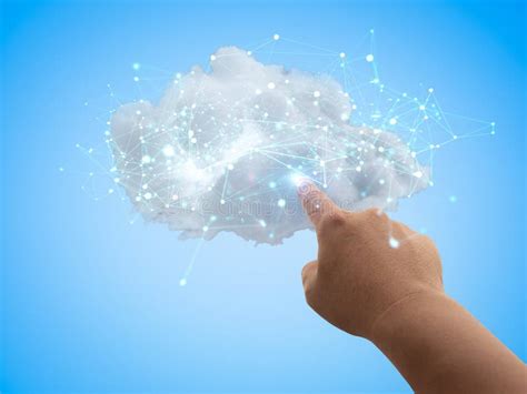 Cloud Computing Technology Concept With Cloud With Digital Connection