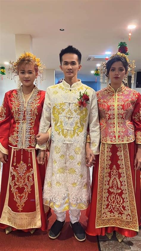 新郎一次爽娶2孕妻驚人身分曝光 婚禮3人行畫面流出 鏡週刊 Mirror Media