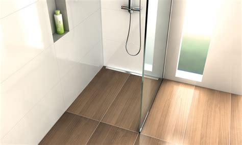 Receveur à carreler wedi Fundo Plano Linea Espace Aubade