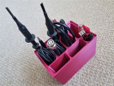 Gridfinity Test Lead Oscilloscope Probe Stand By Skarfacegc Download Free Stl Model