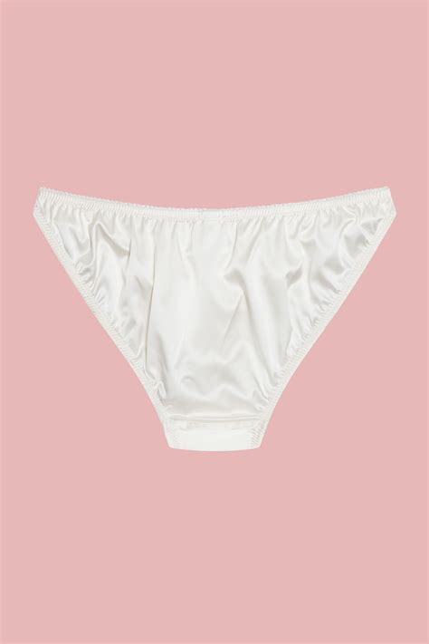 Mimi Ivory Satin Panties Cadolle