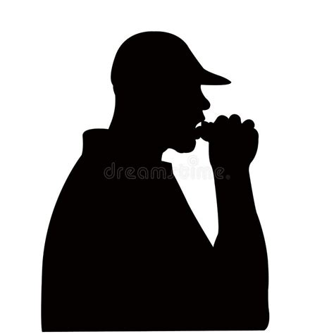 Vector De Silueta De Parte Del Cuerpo De La Cabeza De Un Hombre