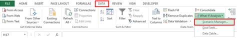 Excel Scenario Manager Excelchat Excelchat