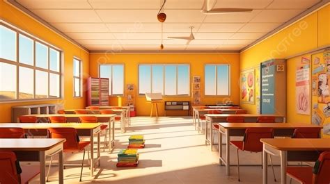 교실 내부의 학교 3d 그림으로 돌아가기 학교 의자 교실 학교 교실 배경 일러스트 및 사진 무료 다운로드 Pngtree