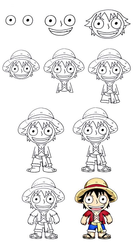 How To Draw Luffy
