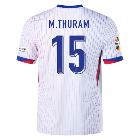 Marcus Thuram France 2024 25 Away Jersey By Nike JerseyBox