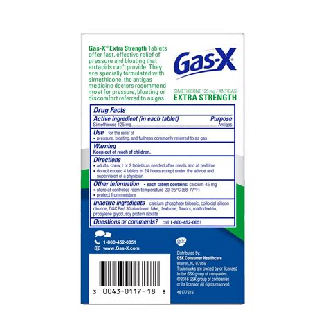 Gas X Extra Strength Chewable Tablets Cherry Creme Shop Digestion