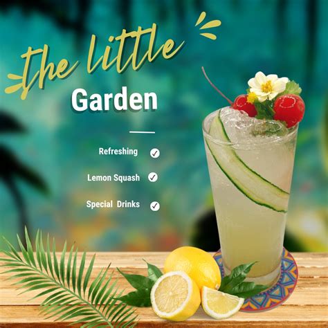 Havana ยกสวนผักเล็กๆ มาไว้ที่เครื่องดื่ม ด้วยเมนู เดอะลิตเตอร์การ์เด้นท์ ส่วนผสมจากเหล้าจิน บด