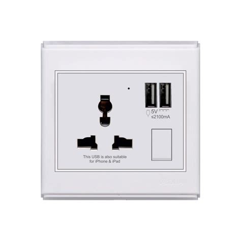 Aqua Sapphire Multi Socket Plus Usb Aqua Electrical