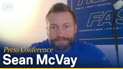 Sean Mcvay Press Conference Week 17 Los Angeles Rams Head Coach Sean