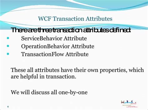 Wcf Transaction Handling Pps Wcf Transaction Handling Pps