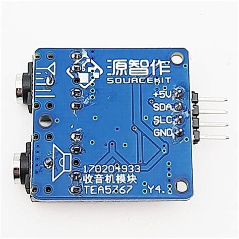 Módulo De Radio Estéreo Tea5767 Fm Para Arduino 76 108mhz Con Antena