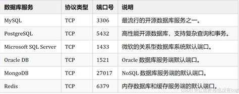 常见的端口号大全，2025年整理常用端口有哪些 Csdn博客