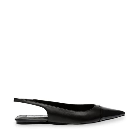 Buy Klara Black Leather Ballet Flats Online In Uae Steve Madden