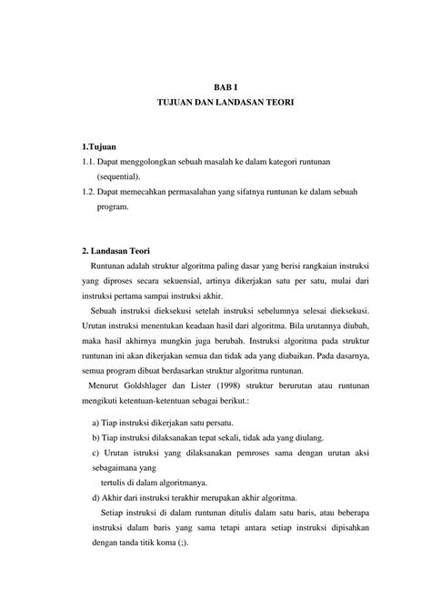 Solution Laporan Hasil Praktikum Modul 2 Algoritma Dan Pemrograman 1