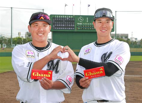 ロッテのドラ1にバレンタインのご褒美 練習試合で3安打5打点「いい写真が撮れてよかった」 スポーツ報知