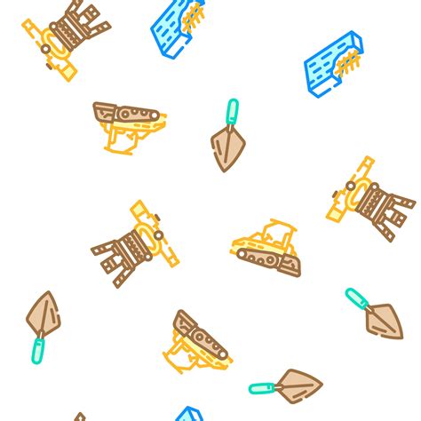Civil Engineer Construction Vector Seamless Pattern 32518230 Vector Art