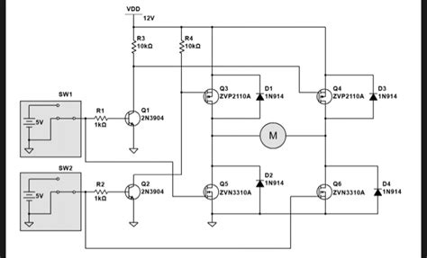 Solved Identify Which Transistors Are Turned On For Each Of Chegg Com