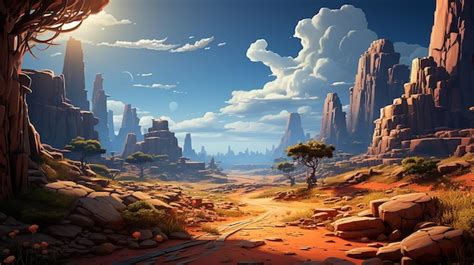 Premium Photo Cartoon Ui Level Select Background