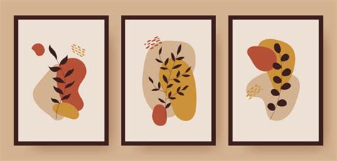 Aesthetic Patterns Boho Patterns Set Of Seamless Vector Image