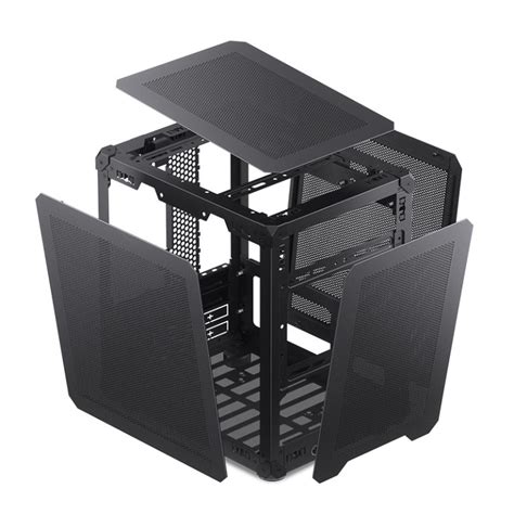 Vỏ Case Máy Tính Itx Lưới Jonsbo C6 đen Pcngon