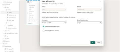 Not Able To Create Relationships Or Create Measure Microsoft Fabric Community