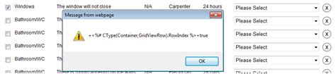 Unable To Pass Gridview Row Number To Javascript Function