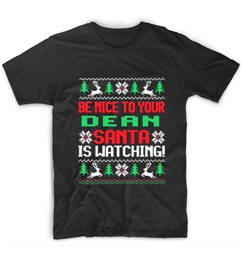 Dean Ugly Christmas Graphic Tees T Shirt Store Near Me Clothfusion Tees