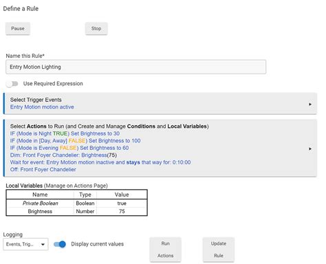 Rule Machine Action Wont Seem To Run Apps Hubitat