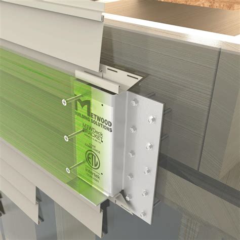 Mtw Deck Ledger Bracket For Brick