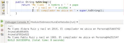 Sobreescritura De M Todos Librer A Catedu