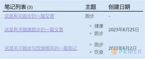 Pkmerdataview添加某一主题笔记列表——dv表格用法