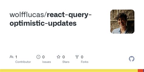 github wolfflucas react query optimistic updates