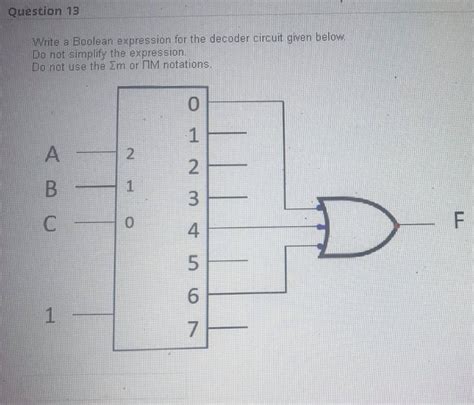 Solved Question Write A Boolean Expression For The Chegg