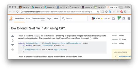 The Building Coder External Access To The Revit Api