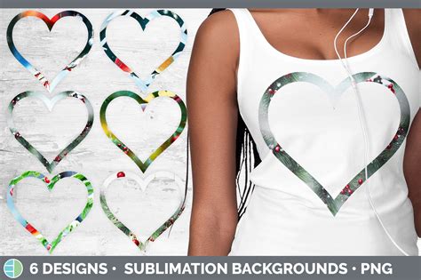 Christmas Cardinals Heart Frame Clipart Graphic By Enliven Designs