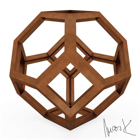 Леонардо Октаэдр 3D Модель $20 - .3dm .3ds .obj .unknown .skp - Free3D