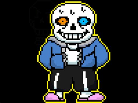Hard Mode Sans Pixel Art Maker